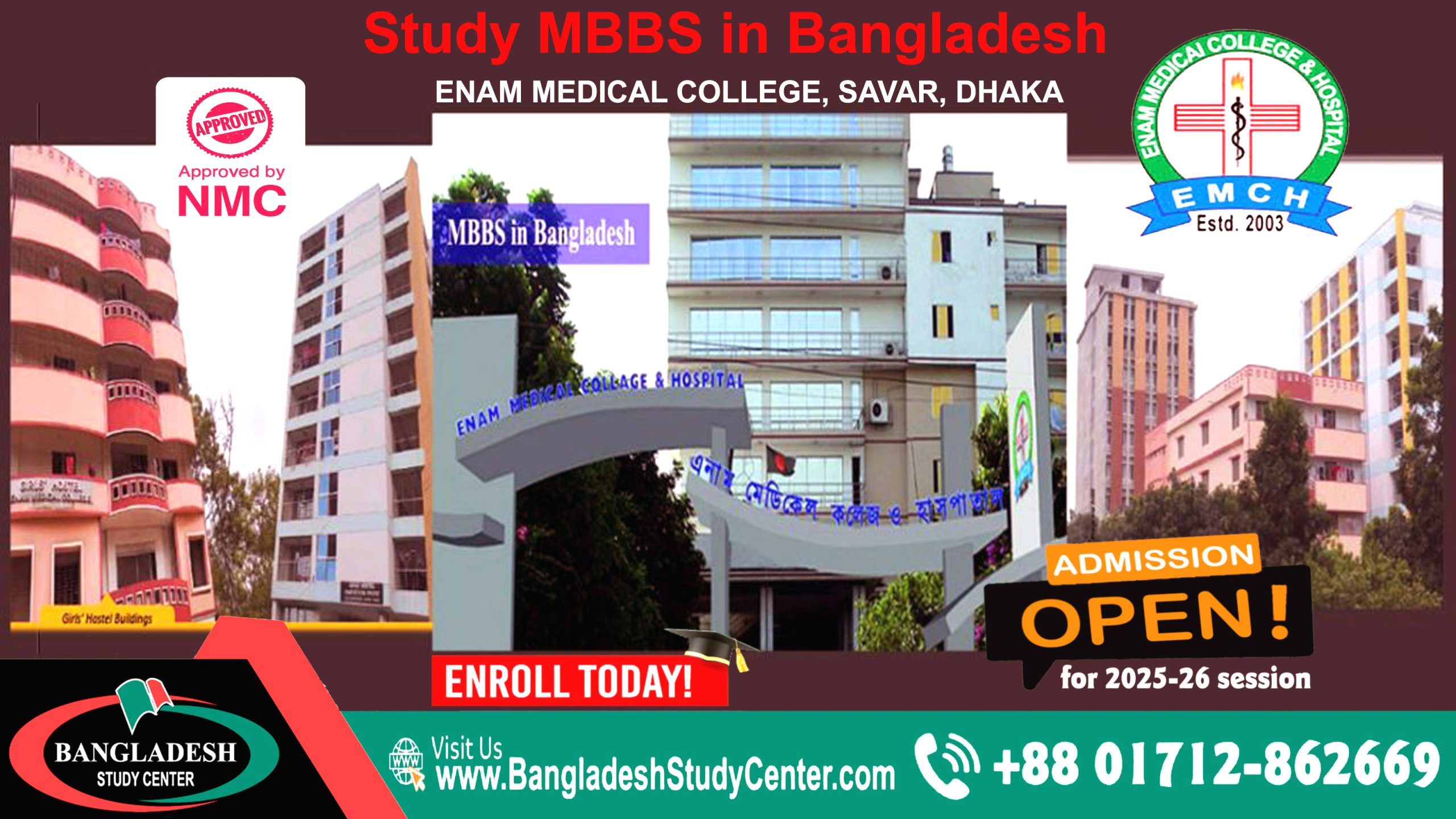 MBBS in Bangladesh at Enam Medical College